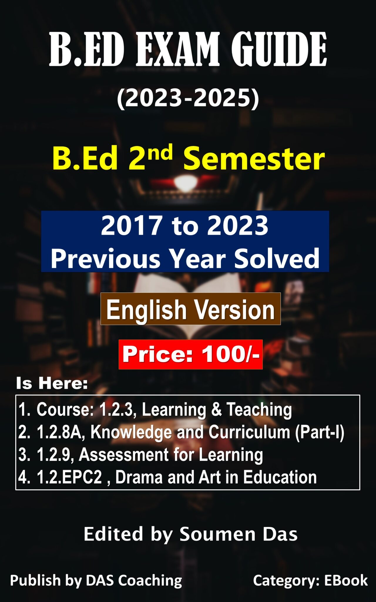 B.Ed Exam Guide || B.Ed 2nd Semester || 2017 to 2023 Previous Year ...
