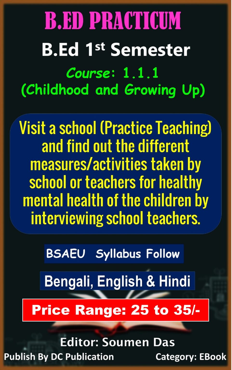 B.Ed 1st Semester Practicum || Course: 1.1.1 (Childhood and Growing Up ...
